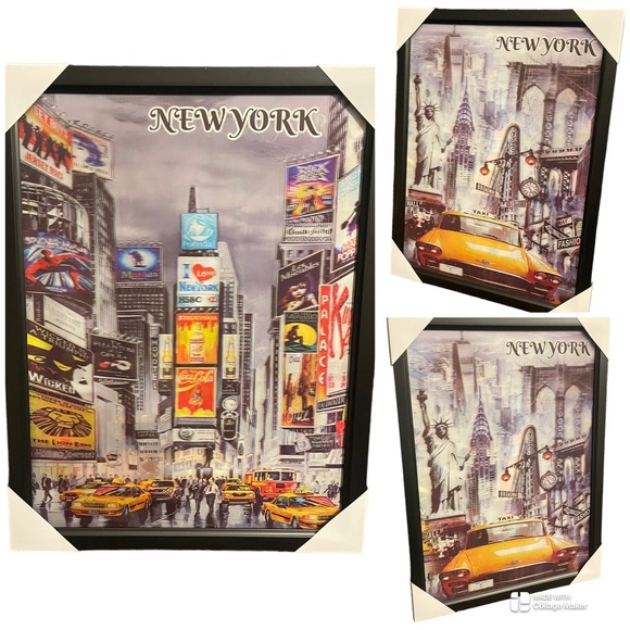 Art | New New York City Framed Lenticular Poster Picture | Poshmark